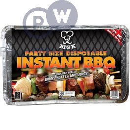 Wholesale Big K Party Size Disposable Instant Bbq | Pound Wholesale