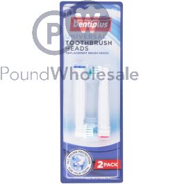Wholesale Dentiplus Replacement Universal Toothbrush Heads 2 Pack ...