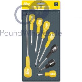 Wholesale Bloc Assorted Cabinet Flat & Phillips Screwdriver Set 8 Pack ...