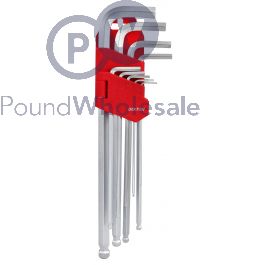 Wholesale Dekton Extra Long Hex Key Set | Pound Wholesale