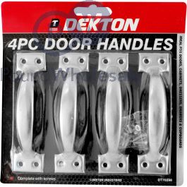 Wholesale Dekton 4pc Door Handle With Fittings 5" | Pound Wholesale