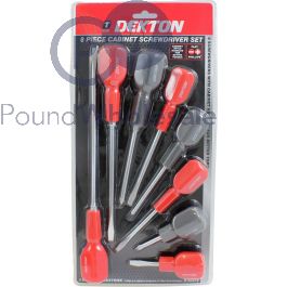 Wholesale Dekton 8 Piece Cabinet Screwdriver Set | Pound Wholesale