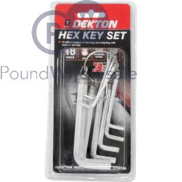 Wholesale Dekton Hex Key Set 10pc | Pound Wholesale
