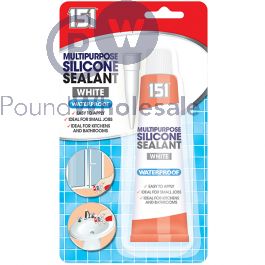 Wholesale 151 Silicone Sealant White 70g | Pound Wholesale