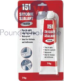 Wholesale 151 Silicone Sealant Tube 70g | Pound Wholesale