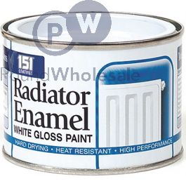 Wholesale 151 Radiator Enamel White Gloss Paint 180ml | Pound Wholesale