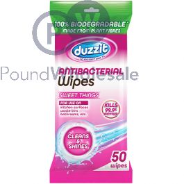 Wholesale Duzzit Sweet Things Biodegradable Anti-bacterial Wipes 50 ...