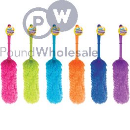 Wholesale Duzzit Microfibre Duster 54cm Assorted Colours | Pound Wholesale