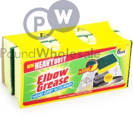 Wholesale Elbow Grease Heavy Duty Hand Grip Scourer 6 Pack | Pound ...