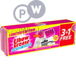 Wholesale Elbow Grease Pink Hand Grip Scourer 4 Pack | Pound Wholesale