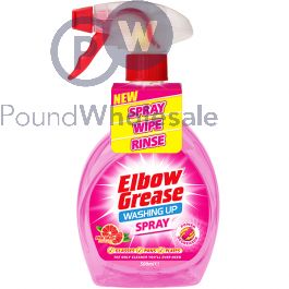 Wholesale Elbow Grease Pink Blush Washing Up Spray 500ml | Pound Wholesale