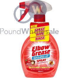 Wholesale Elbow Grease Apple & Cinnamon Washing Up Spray 500ml | Pound ...