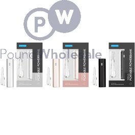 Wholesale Zenso Portable Power Bank 2500mah Assorted Colours | Pound ...