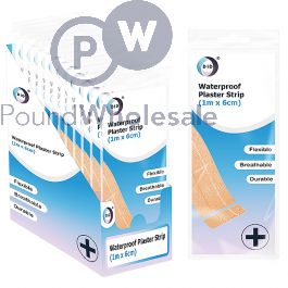 Wholesale Did Waterproof Plaster Strip 1m X 6cm Cdu | Pound Wholesale