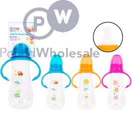 Wholesale First Steps Easy Grip Feeding Bottle 250ml Assorted Colours ...