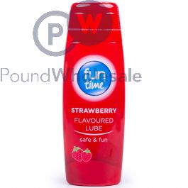 Wholesale Fun Time Strawberry Flavoured Lubricant 75ml | Pound Wholesale