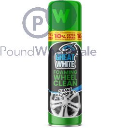 Wholesale Great White Foaming Wheel Cleaner 440ml | Pound Wholesale