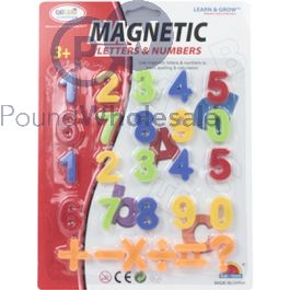 Wholesale Magnetic Numbers & Sums On Card 26pcs | Pound Wholesale