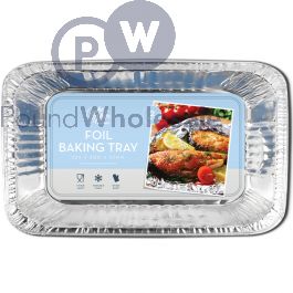 Wholesale Cooke & Miller Foil Baking Tray 32.4cm X 20cm X 3.2cm 2 Pack ...