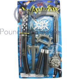 Wholesale Warrior Ninja Set (50cm X 28cm) | Pound Wholesale