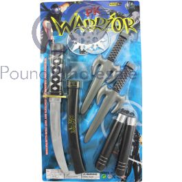 Wholesale Warrior Ninja Set (50cm X 28cm) | Pound Wholesale