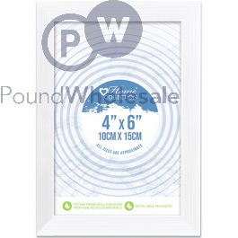 Wholesale Home Collection Cambridge White Glass Photo Frame 4" X 6 ...