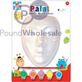 Wholesale Kids Create Paint Your Own Mask | Pound Wholesale