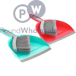 Wholesale Trendy Mini Dustpan & Brush Set Assorted Colours | Pound ...
