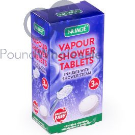 Wholesale Nuage Decongestant Vapour Shower Tablets 3 Pack | Pound Wholesale