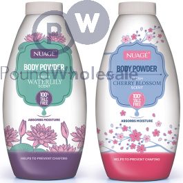 Wholesale Nuage Talc-free Fresh Body Powder 250ml Assorted Scents | Pound Wholesale