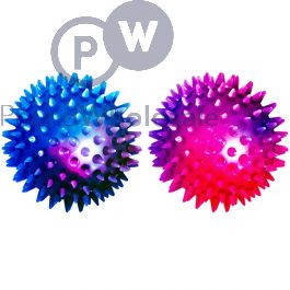 Wholesale Red Deer Toys Flashing Spikey Led Ball Cdu Assorted | Pound ...