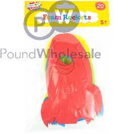 Wholesale Creator Zone Assorted Colour Foam Rockets 20 Pack | Pound ...