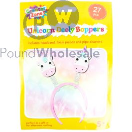 Wholesale Creator Zone Make Your Own Unicorn Deely Boppers 27pc | Pound ...