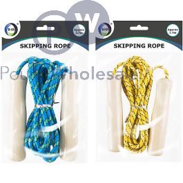 Wholesale Did Skipping Rope 2.7m Assorted Colours | Pound Wholesale