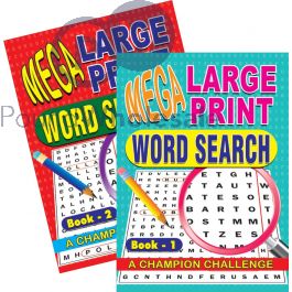 Wholesale Mega Large Print Word Search Assorted | Pound Wholesale