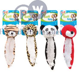 Wholesale Pets Play Assorted 4 Dog Squeaker Toys | Pound Wholesale