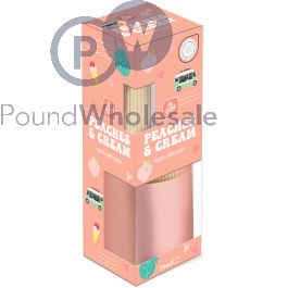 Wholesale Pan Aroma Peaches & Cream Reed Diffuser 70ml | Pound Wholesale