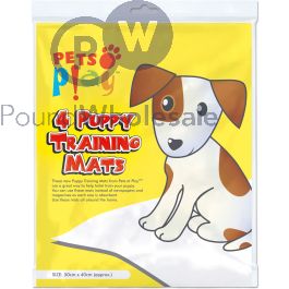 Wholesale Pets Play Puppy Training Mats 50cm X 40cm 4 Pack | Pound ...