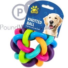 Wholesale Kingdom Knotted Dog Ball 7cm | Pound Wholesale