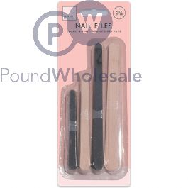 Wholesale Forever Beautiful Assorted Double-sided Nail Files 30 Pack ...