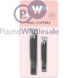 Wholesale Forever Beautiful Nail Clippers Set 2pc | Pound Wholesale
