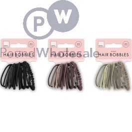 Wholesale Forever Beautiful Mixed Hair Bobbles 20 Pack Assorted Colours ...