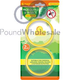 Wholesale Pestshield Mosquito & Insect Repellent Bands 2 Pack | Pound ...