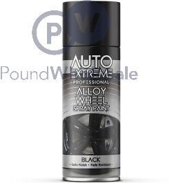 Wholesale Auto Extreme Professional Black Alloy Wheel Spray Paint 400ml ...