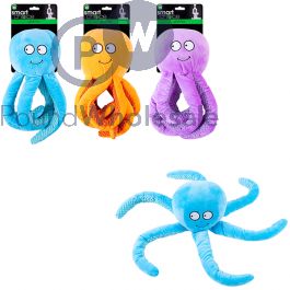 Wholesale Smart Choice Plush Octopus Dog Toy Assorted Colours | Pound ...