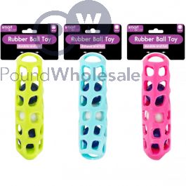 Wholesale Smart Choice Rubber Baton & Balls Dog Toy 19cm Assorted ...