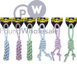 Wholesale Smart Choice Tug & Pull Metallic Rope Dog Toy 35cm Assorted ...