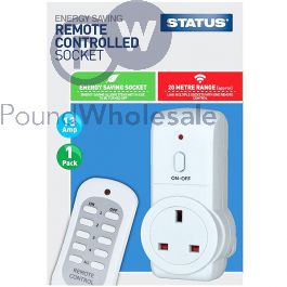 Wholesale Status Remote Controlled Socket 13a 2000w | Pound Wholesale