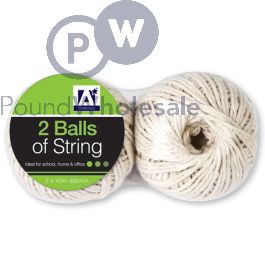 Wholesale Balls Of String 40m 2 Pack | Pound Wholesale