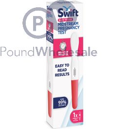 Wholesale Swift Midstream Pregnancy Test 1 Pack | Pound Wholesale